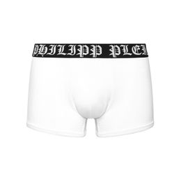 Philipp Plein Herren Boxer "Philipp Plein Tm", Gr. M01, wei&szlig;, Obermaterial: 48% Baumwolle, 48% Modal, 4% Elasthan; Futter: 100% Polyester, Unterhosen