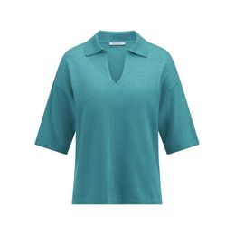 Peter Hahn - Polo-Pullover, blau, Gr. 40 / M