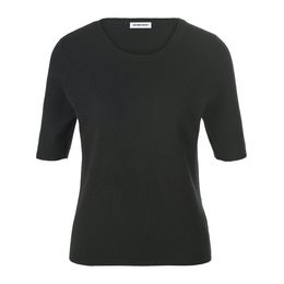 Peter Hahn - Rundhals-Pullover aus Schurwolle und Kaschmir, schwarz, Gr. 48 / XL - Schurwolle