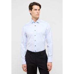 Langarmhemd Eterna "SLIM FIT", Herren, Gr. 38, Normalgr&ouml;&szlig;en, himmelblau, Twill, 100% Baumwolle, schmal, Manschette, Hemden, NON IRON (b&uuml;gelfrei)