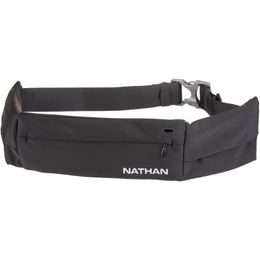 Nathan ADJUSTABLE FIT ZIPSTER 2.0 Bauchtasche - Gr&ouml;&szlig;e Einheitsgr&ouml;&szlig;e - schwarz