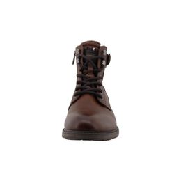 Stiefel Tom Tailor "Tom Tailor Tall Boots", Damen, Gr. 45, cognac, unifarben, Schuhe Stiefel