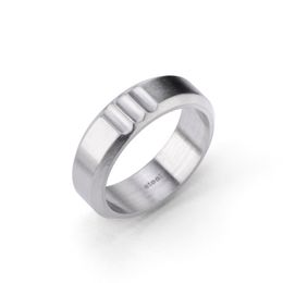 Fingerring Fynch-Hatton "Schmuck Geschenk Edelstahl Ring Curb Kerben" Gr. 64, silber (silberfarben), Fingerringe, Herren, 64, Edelstahl, 7mm, Fingerring