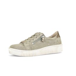 Gabor Damen Sneaker "Sneaker low Materialmix Leder", Gr. 36gr&uuml;n, Schuhe