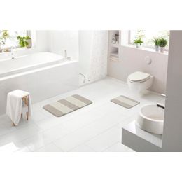Badematte Grund Gr. 2, beige, rechteckig (50cm x 80cm ), 1 Stk., Badematten, Badematte