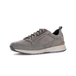 Sneaker Gabor "Gabor Sneaker low Rauleder", Damen, Gr. 39, grau, Schuhe Sneaker