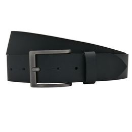 Lederg&uuml;rtel AnnaMatoni "AnnaMatoni Herren Lederg&uuml;rtel Zeitloses Design G&uuml;rtel 4cm breit", Herren, Gr. TW85 - 100cm Gesamtl&auml;nge, marine 490, 100% Leder, G&uuml;rtel Lederg&uuml;rtel