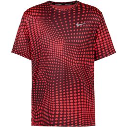 Nike Miler Funktionsshirt Herren - Gr&ouml;&szlig;e S - rot