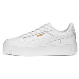 Puma Carina Street Sneaker Damen - Gr&ouml;&szlig;e 40 1/2 - wei&szlig;