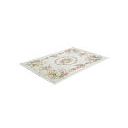 Teppich HEINE HOME Gr. 2, beige, B:70cm H:4mm L:120cm, Baumwolle, Kunstfaser, Polyester, Polypropylen, Teppiche, Teppich