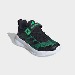 Kinder Laufschuh "ADIDAS MINECRAFT FORTARUN 4.0 KINDER", adidas Sportswear, Gr. 35core schwarz, core schwarz, cloud wei&szlig;, Synthetik, Textil, Schuhe,