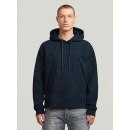 G-Star Raw Longpullover G-STAR "A Line Loose Hoodie Sweatshirt", Herren, Gr. M, dk patriot blau, Obermaterial: 100% Baumwolle, Pullover Longpullover