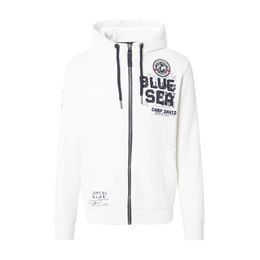 CAMP DAVID Zip-Up Hoodie male White size XL