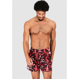 Lousy Livin Underwear Boxershorts LOUSY LIVIN, Herren, Gr. L, schwarz, rot, 100% Baumwolle, Unterhosen, mit kreativen Allover-Prints
