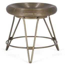 Pharao24.de Hocker Sitzhocker in Bronze aus Metall
