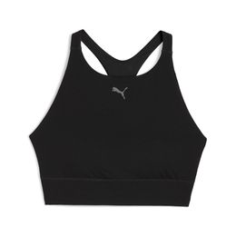Puma Damen Sport-BH "SHAPELUXE High Neck BH Damen", Gr. XLschwarz, Obermaterial: 18% Elasthan, 82% Nylon; Futter: 6% Elasthan, 94% Polyester, BHs
