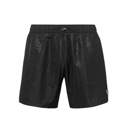 Badeshorts Philipp Plein "Badehose", Herren, Gr. L, US-Gr&ouml;&szlig;en, 02, schwarz, Obermaterial: 100% Polyester, Badehosen Badeshorts