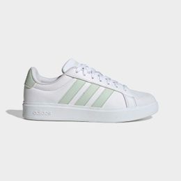 Damen Sneaker "STREETTALK", adidas Sportswear, Gr. 43cloud wei&szlig;, linen gr&uuml;n, cloud wei&szlig;, Synthetik, Schuhe, inspiriert vom Design des adidas Superstar
