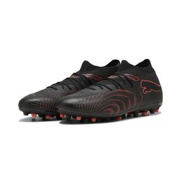 Fu&szlig;ballschuh Puma "FUTURE 9 MATCH MG Fu&szlig;ballschuhe Erwachsene", Gr. 43, schwarz glowing rot strong gray, Obermaterial: Synthetik, Textil; Futter: Synthetik, Textil; Innensohle: Textil; Laufsohle: Synthetik, Schuhe Fu&szlig;ballschuh