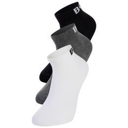 Kurzsocken BOSS "3P SH Logo CC SP W", Herren, Gr. 35-38, open miscellaneous 960, Baumwollmischung, elastisch, Socken