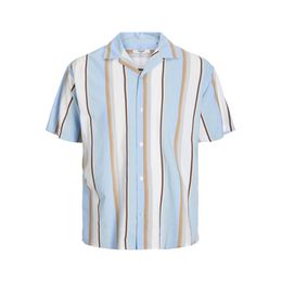 Jack & Jones JACK & JONES Hemd 'Palma Resort' Herren Gr&ouml;&szlig;e XXL hellblau / braun / brokat / wei&szlig;