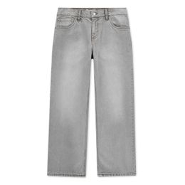 5-Pocket-Jeans LEVI'S KIDS "LVB 578 BAGGY JEANS", Kinder, Gr. 16 (176), N-Gr, boulder, Denim/Jeans, Obermaterial: 99% Baumwolle, 1% Elasthan, Jeans 5-Pocket-Jeans, Baggy-Silhouette, locker und l&auml;ssig