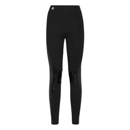 Leggings Philipp Plein "Leggings", M&auml;dchen, Gr. S, US-Gr&ouml;&szlig;en, 02, schwarz, Obermaterial: 70% Viskose, 22% Polyester, 8% Elasthan, Hosen Leggings