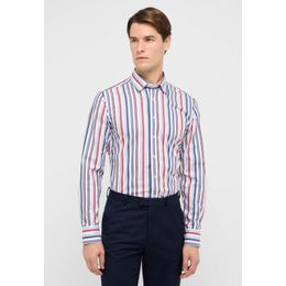 Langarmhemd Eterna "SLIM FIT", Herren, Gr. 44, Normalgr&ouml;&szlig;en, paprika, Twill, 100% Baumwolle, schmal, Manschette, Hemden, NON IRON (b&uuml;gelfrei)