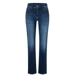 Stretch-Jeans MAC "Dream", Damen, Gr. 36, L&auml;nge 30, blau (chic dunkelblau), Denim/Jeans, Obermaterial: 84% Baumwolle, 13% Polyester, 3% Elasthan, eng normal, Jeans, mit Stretch f&uuml;r den perfekten Sitz, Topseller