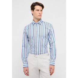 Langarmhemd Eterna "SLIM FIT", Herren, Gr. 41, Normalgr&ouml;&szlig;en, smaragd, Twill, 100% Baumwolle, schmal, Manschette, Hemden, NON IRON (b&uuml;gelfrei)