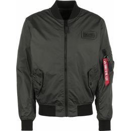 Alpha Industries Jacke Herren Gr&ouml;&szlig;e M anthrazit / rot / schwarz / wei&szlig;