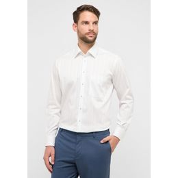 Langarmhemd Eterna "COMFORT FIT", Herren, Gr. 40, Normalgr&ouml;&szlig;en, blau, Twill, 100% Baumwolle, normal, Manschette, Hemden, NON IRON (b&uuml;gelfrei)