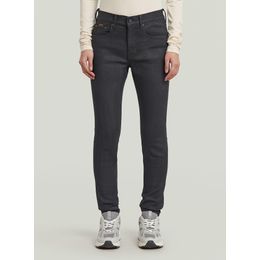 G-Star Raw 5-Pocket-Jeans G-STAR "3301 Skinny Jeans", Damen, Gr. 23, L&auml;nge 28, schwarz (magma cobler), Obermaterial: 91% Baumwolle, 8% Elastomultiester, 1% Elasthan, Jeans 5-Pocket-Jeans
