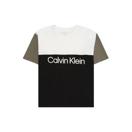 Calvin Klein Jeans T-Shirt Jungen Gr&ouml;&szlig;e 104 oliv / schwarz / wei&szlig;