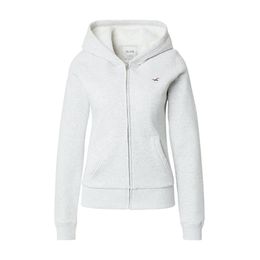 Hollister Zip-Up Hoodie female Grey size XS