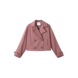 MANGO TEEN Mantel 'Rosa' Damen Gr&ouml;&szlig;e M altrosa Wintermantel
