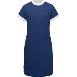 Ragwear Kleid 'Katchi' Damen Gr&ouml;&szlig;e 34 indigo / wei&szlig; Winterkleid