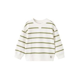 Mango Kids Sweatshirt 'EHAPPY' boy Green size 3-4