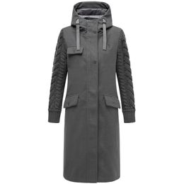 Navahoo Between-Seasons Coat 'Babe 14' female Grey size XXXL
