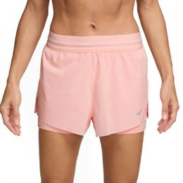 Nike Swift Dri-FIT Mid-Rise 2-in-1 Shorts Damen