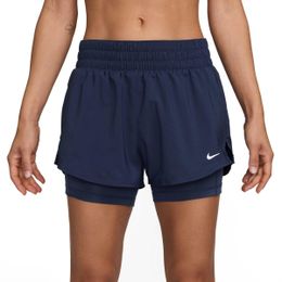 Nike One Dri-FIT Mid-Rise 3 Inch 2-in-1 Shorts Damen