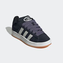Sneaker adidas originals "CAMPUS 00S KIDS", M&auml;dchen, Gr. 35,5, schwarz (core schwarz, grau one, cloud wei&szlig;), Leder, Synthetik, Schuhe Sneaker, f&uuml;r Kinder & Jugendliche