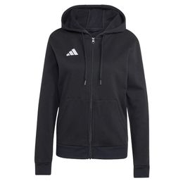 adidas Performance Athletic Zip-Up Hoodie 'Entrada26' female Black size XL