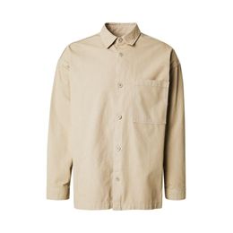 Jack & Jones Jack & Jones Button Up Shirt 'JCOHELVETICA' male Beige size S