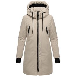 Navahoo Winter Coat 'Winterzart 14' female Beige size XL