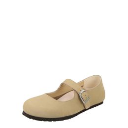 Birkenstock Ballet Flats with Strap 'Santa Clarita' female Beige size 38