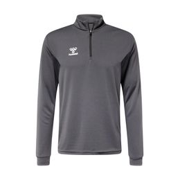 Hummel Sportsweatshirt 'Authentic' Herren Gr&ouml;&szlig;e XS silbergrau / wei&szlig;