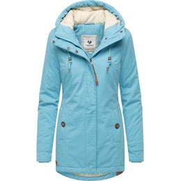 Ragwear Winter Jacket 'Monadena' female Blue size L