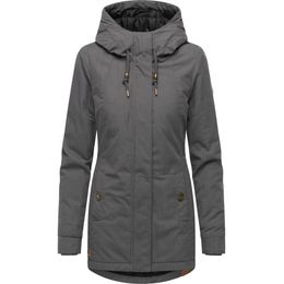Ragwear Winter Jacket 'Monadena' female Grey size 4XL