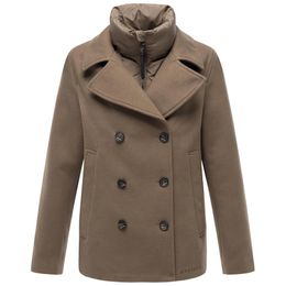 Marikoo Between-Seasons Coat female Brown size XXXL